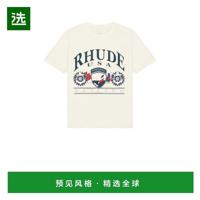 1h可退 香港直邮Rhude 男士 USA Icon 航海T恤 RHPS26TT10012