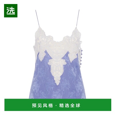 香港直邮Chloe 提花蕾丝吊带背心 CH25WHT49323性感