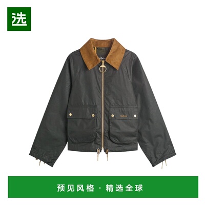 香港直邮Barbour 女士户外风衣 LWX1531OL12 SS2026 黑色 长袖休
