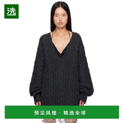 1h可退 【美国直邮】Cecilie Bahnsen 灰色 Alia 毛衣 女装 女士