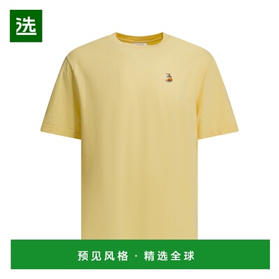 1h可退 香港直邮MAISON KITSUNÉ 男士T恤 QM00102KJ70260425YELLO