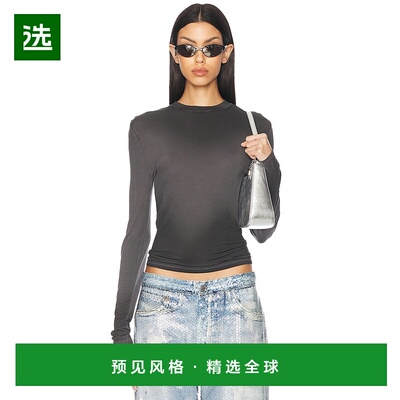 1h可退 香港直邮Acne Studios 艾克妮 女士 Erman 长袖T恤 AL0438