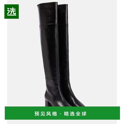 香港直邮Jimmy Choo 周仰杰 女士 Loren 45 皮质过膝靴子长筒靴