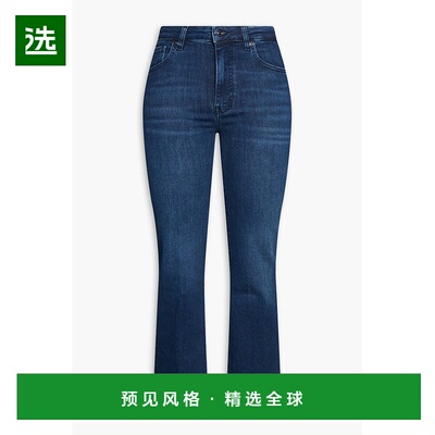 香港直邮Frame Denim 女士 Reboot 短款高腰小喇叭牛仔裤 3001814