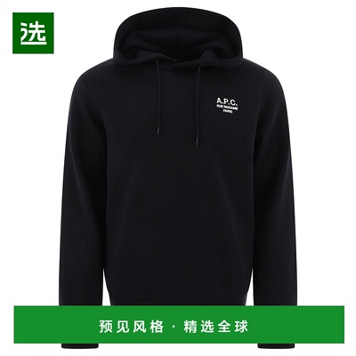1h可退 香港直邮A.P.C. 男士 连帽卫衣 COHBVM27914 black黑色 舒