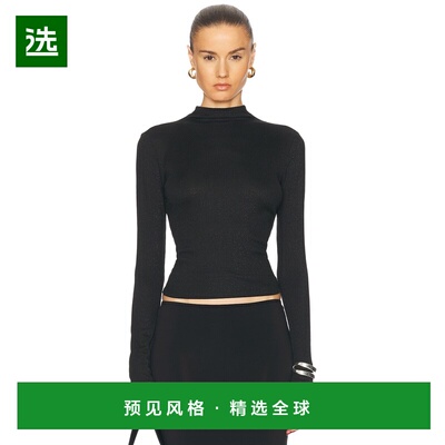 1h可退 香港直邮Frame Denim 女士 高领上衣 WF24JKT011 black黑