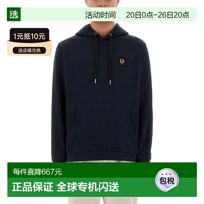 1h可退 香港直邮Belstaff 贝达弗 男士 FELPA CON CAPPUCCIO 卫衣