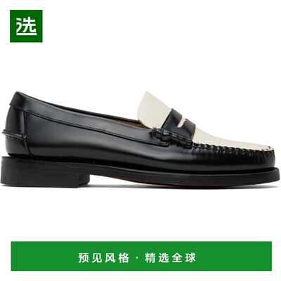 1h可退 香港直邮Sebago 仕品高 男士 黑色 & 白色 Classic Dan 乐