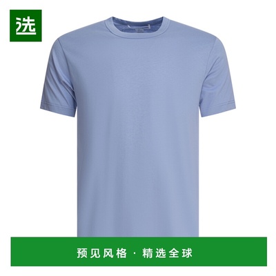 1h可退 香港直邮comme des garcons 川久保玲 男士 浅蓝棉质T恤 F