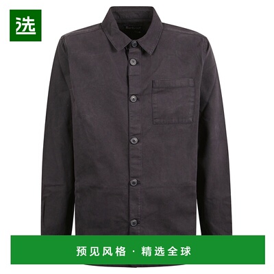 香港直邮Barbour 男士衬衫 MOS0281MOSNY91 SS2025 蓝色 Blue Cot