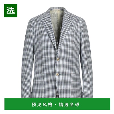 1h可退 【美国直邮】CARUSO Blazer 男装西服 50 真丝 26 亚麻 24