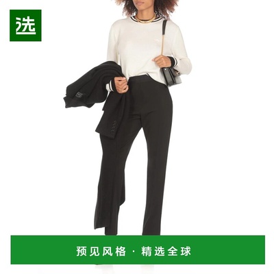 香港直邮MSGM 女士休闲裤 3741MDP1324750699 AW2024 黑色