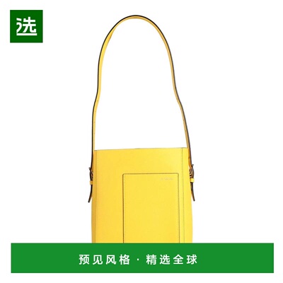 1h可退 香港直邮Valextra 女士 肩包 yellow黄色 舒适时尚斜挎包
