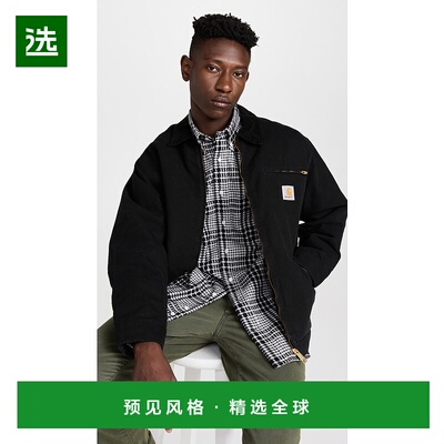 1h可退 香港直邮CARHARTT WIP 男士 OG Detroit 夹克 black黑色