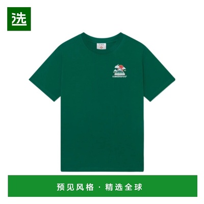 香港直邮CASABLANCA 男士T恤 MPF25JTS00106 AW2025 绿色 Montagn
