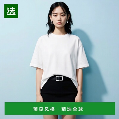 香港直邮STUDIO NICHOLSON 女士T恤 LEESNW16170OPTICWHITE