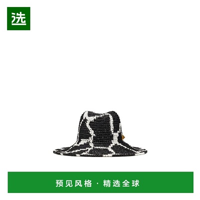 香港直邮Valentino GIRAFFA RE-EDITION MOTIF RAFFIA 软呢帽子 1