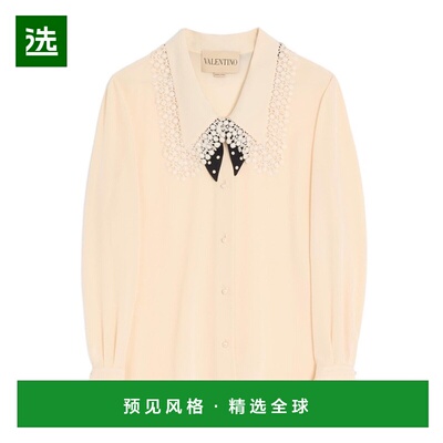 香港直邮Valentino 长袖衬衫 BAB85521B桑蚕丝