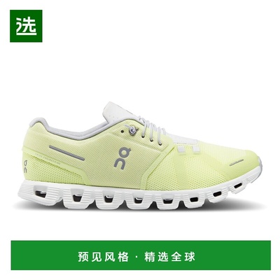 欧洲直邮On/昂跑 Cloud 5系列男士干草黄/霜白色再生聚酯纤维