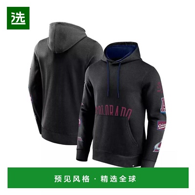 1h可退 【美国直邮】Fanatics Branded 男士黑色科罗拉多雪崩队狂