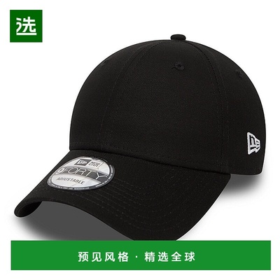 欧洲直邮NEWERAFLAGCOLLECTION9FORTY男女通用黑色棉帽子新款