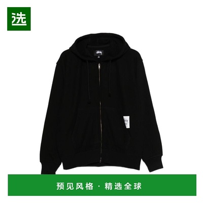1h可退 香港直邮Stussy 斯图西 男士 拉鍊抽繩連帽衫 118593