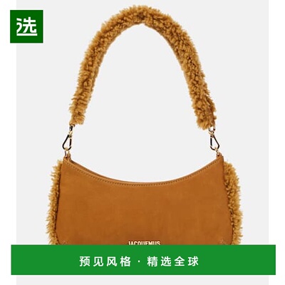 1h可退 香港直邮Jacquemus 女士 Le Bisou Doux 小号皮革肩包