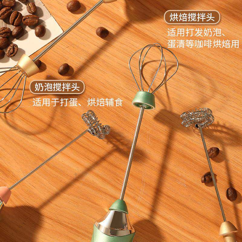 亚逊电马动奶泡器牛电动打器新款打蛋器不锈新款J-3钢咖啡奶奶便