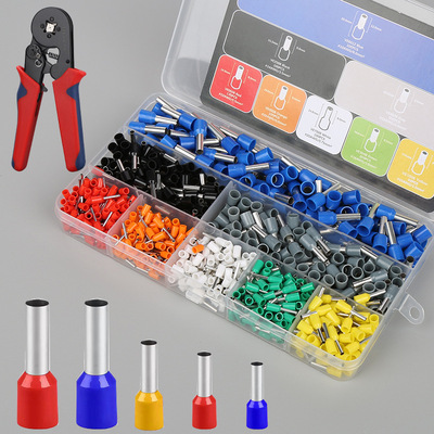 厂家直销VE盒装端子800pcs 1200只压线鼻子铜鼻子VE1008 1508端子