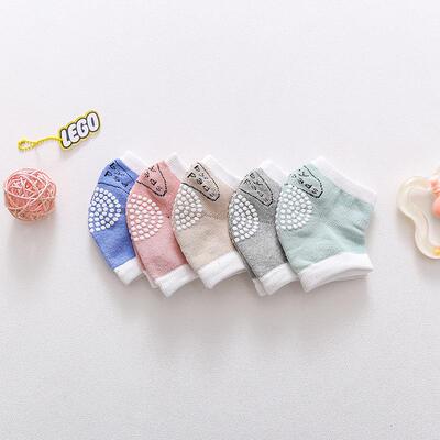 Wholesale 100% Cotton Children's Knee Pads for Autumn, Non-s