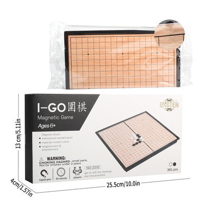 361 piece 19 way plastic foldable chessboard magnetic teach