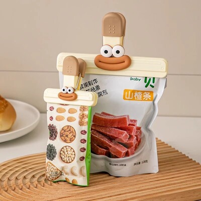 Thickened large sausage mouth sealing clip, snack sealing c