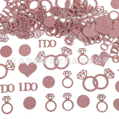 Engagement proposal decoration, wedding ring, diamonds, sca