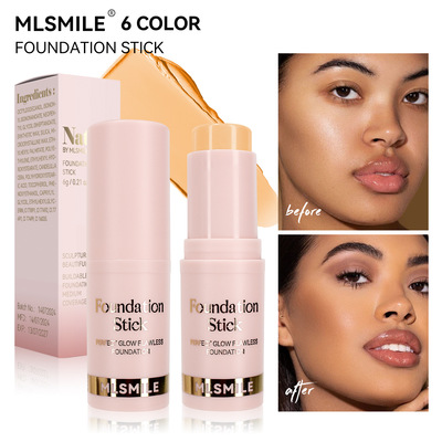 Brighten and repair foundation make-up stick, natural and l