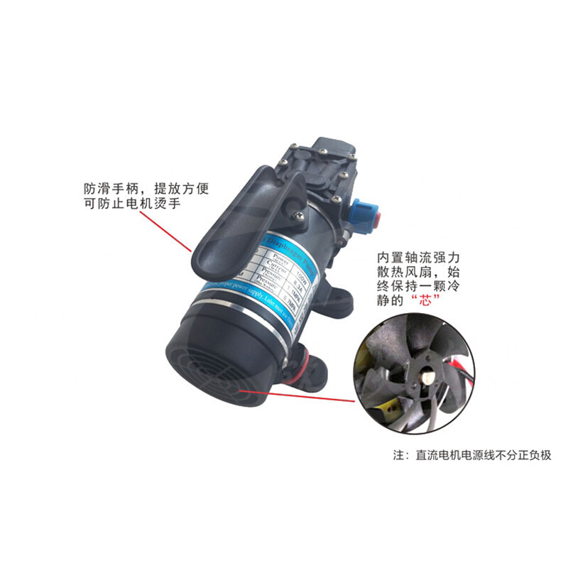 。高压4分外牙100W抽水泵自动浇花雾化灌溉喷雾消毒降温防尘抽水