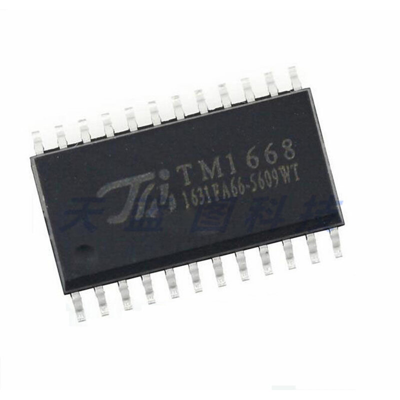。全新原装TM1668 贴片SOP24 电磁炉显示板IC面板集成块 芯片