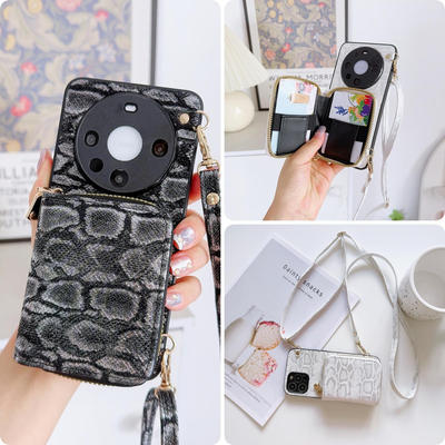 女款全包硅胶软壳时尚斜挎防摔