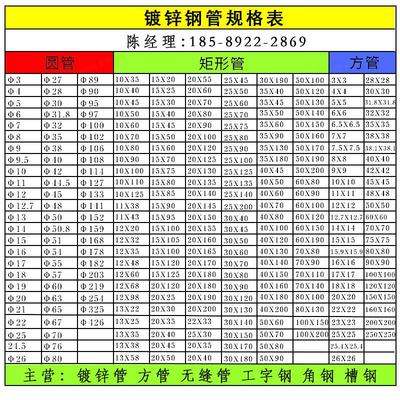镀锌钢管热镀锌管圆管无缝钢管6米空心铁管dn100消防穿线管道dn25