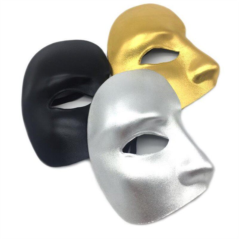 半脸独眼面具威尼斯化妆舞会派对面罩覆活节神秘遮脸歌剧魅影脸谱