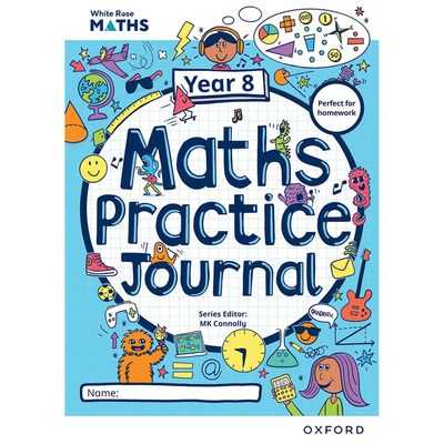 现货 英文版 White Rose Maths Practice Journals Year 8 Workbook 数学图书  原版进口图书