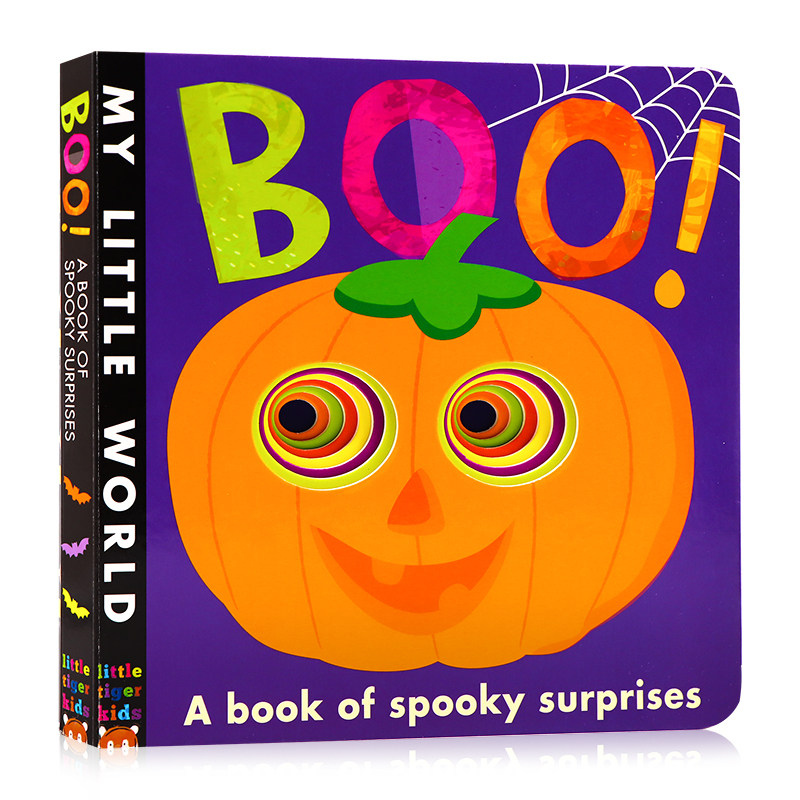 My Little World系列万圣节主题绘本躲猫猫 Boo A Book of Spooky Surprises英文原版进口图书亲子游戏 ...