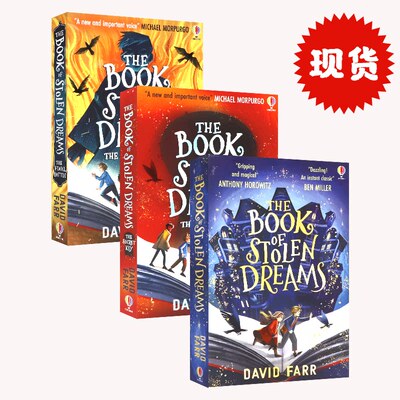 Usborne 偷梦奇遇三部曲 英文原版 The Stolen Dreams Adventures 小学生英语课外读物 儿童冒险小说 优质课外英文拓展故事书