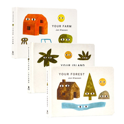 故事三部曲3册套装英文原版 Your Places 凯迪克金奖大师 Jon Klassen 低幼早教英语启蒙绘本圆角纸板书 亲子共读培养想象力安全感