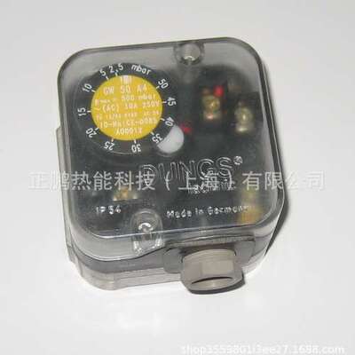 大量现货DUNGS压力开关GW500A4 100-500mbar燃气压力开关