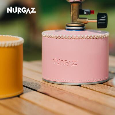 Nu露gaz炉16011/16客户外野露扁营高山气罐皮套气r罐保护罩便携营