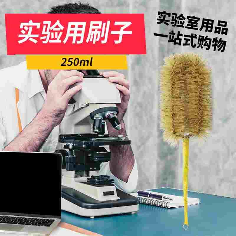 容量瓶刷实验用刷子羊毛猪毛刷三角烧瓶刷 试管刷 烧杯刷 量筒刷