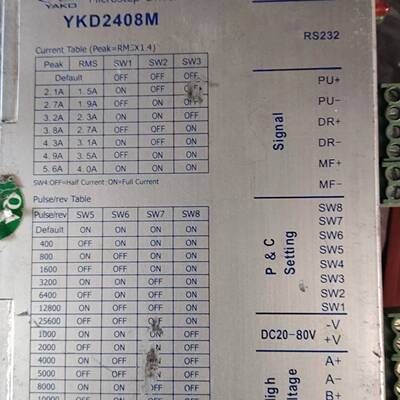 可议价YAKO研控YKD2408M驱动器维修