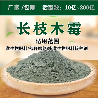 绿色长枝木霉菌粉腐熟剂生物菌剂有机肥料菌根腐灰霉立枯厂家直供