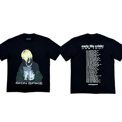 early life crisis skin spike shirt nettspend同款会场短袖T恤