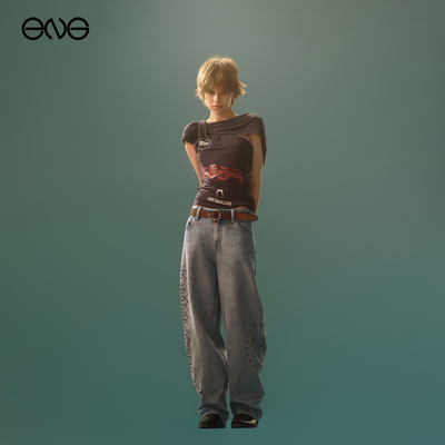 明星同款Anomalies Department短袖T恤女宇宙少女组合xg成员chisa